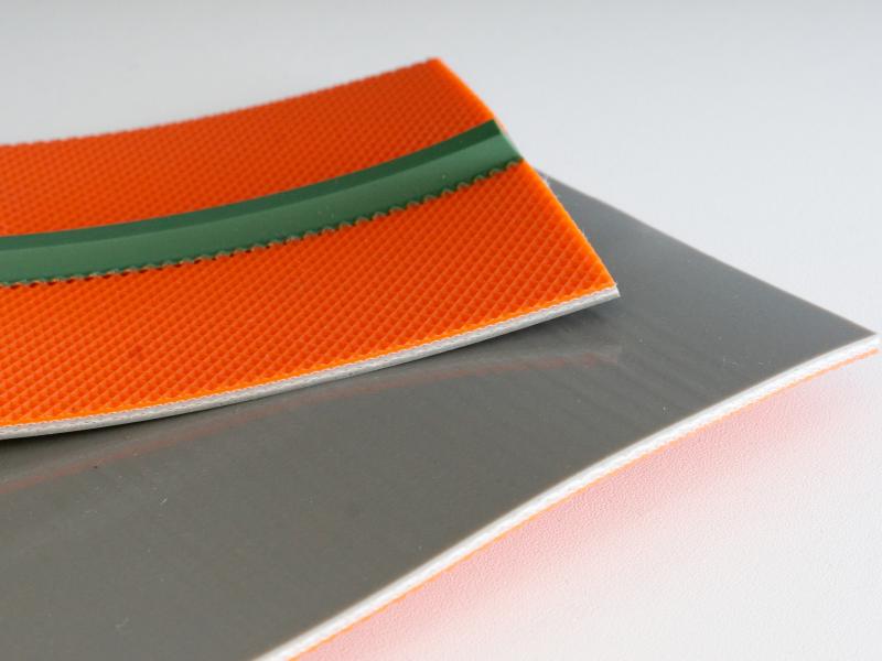 100mm wide 2 Ply PVC With Central Tracking Guide | Capital Belting